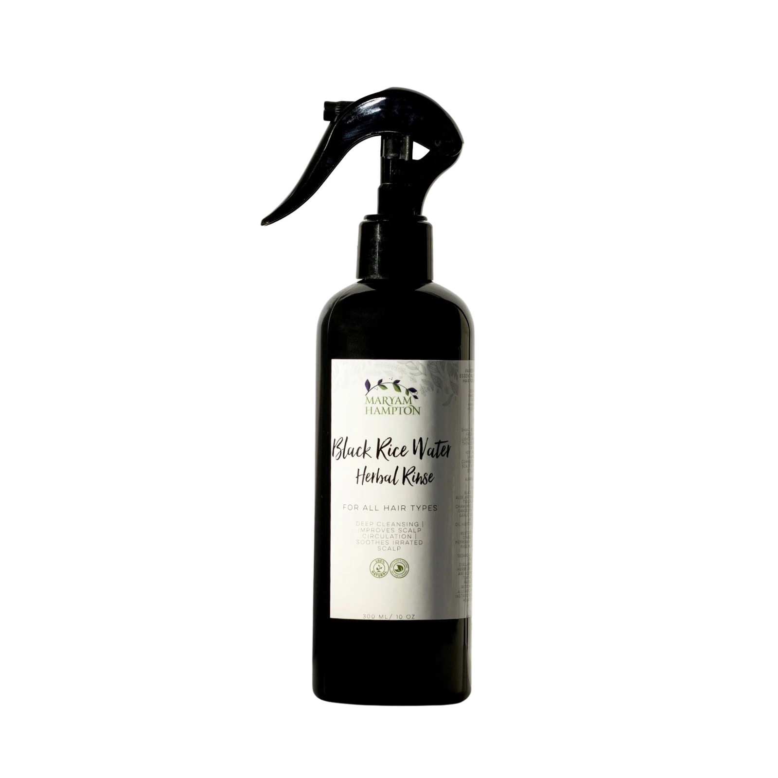 Black Rice Water Herbal Rinse – Maryam Hampton Hair Care